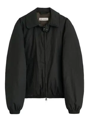 Our Legacy Padded Collared Zip-up Jacket - Black