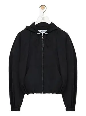 Loewe Balloon Jacket In Cupro Blend - Black