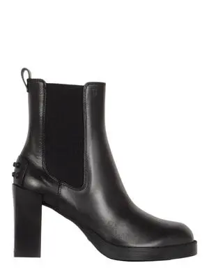 TOD'S Heeled Ankle Boots - Black