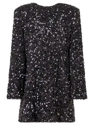 Elisabetta Franchi Sequin Embellished Dress - Black