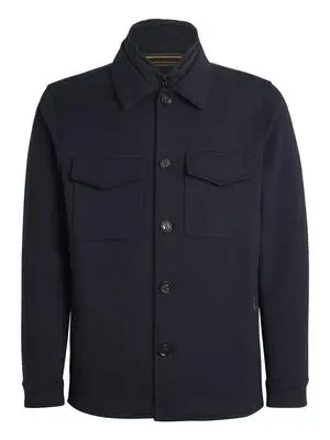 MOORER Technical Overshirt - Navy