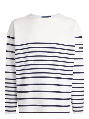 Polo Ralph Lauren Cotton Striped Pullover - Navy