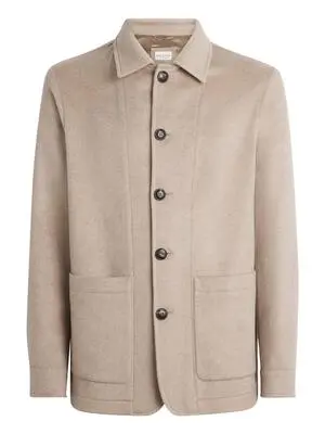 Pal Zileri Cashmere Blouson Jacket - Brown