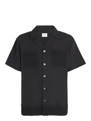 CHE Cotton-linen Inigo Shirt - Black