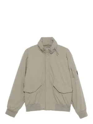 C.P. COMPANY Pro-tek Hooded Bomber Padded Jacket - Gray