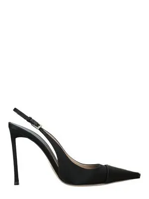 TOM FORD Satin Slingback Pumps 105 - Black