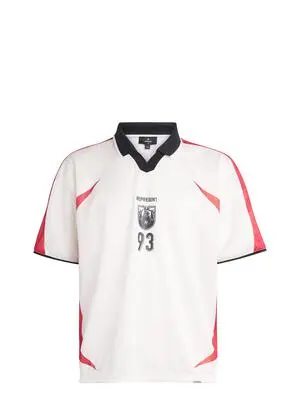 REPRESENT Spike Football Top - White