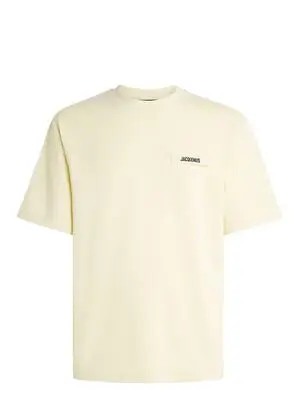 Jacquemus Grosgrain Logo T-shirt Yellow
