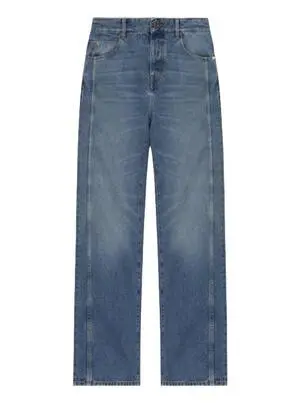 Balmain Belt Loop Jeans - Blue