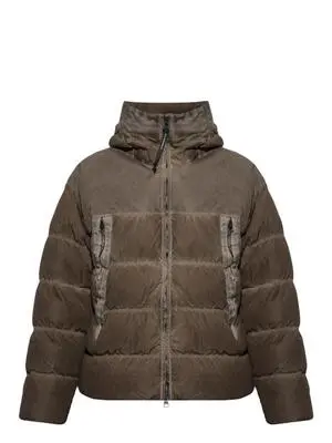 C.P. COMPANY Long-sleeved Down Jacket - Brown