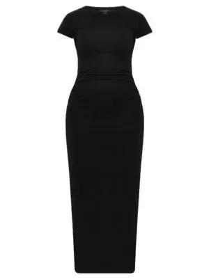 ALLSAINTS Ruched Maxi Dress - Black
