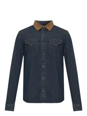 ZADIG&VOLTAIRE Zadig  Voltaire Saby Contrast-Collar Shirt