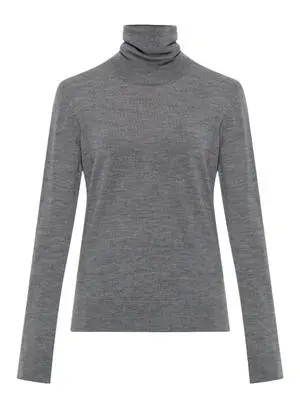RÓHE Fitted Turtleneck Sweater - Gray