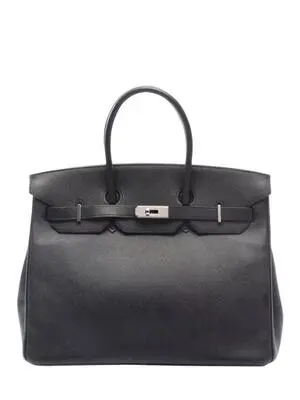 Hermès Birkin 35 Leather Tote Bag - Black