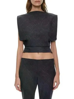 Christopher Esber Banyan Blouse - Grey