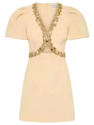 Rebecca Vallance Alexandrite Mini Dress - Neutrals