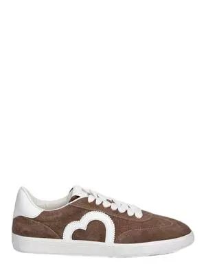 Moschino Heart Suede Sneakers - Brown