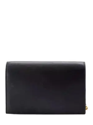 Saint Laurent Saint Laurent Classic Monogram Tassel Chain Wallet Leather Crossbody Bag Black