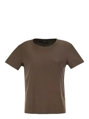 Max Mara Embroidered T-shirt - Brown
