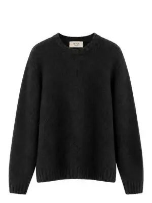 RETORI Brushed Crew-neck Sweater - Black