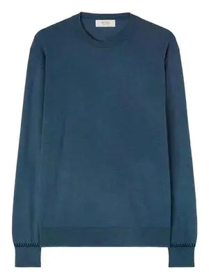 RETORI Retroli Long Sleeve Crew Neck Sweatshirt - Blue