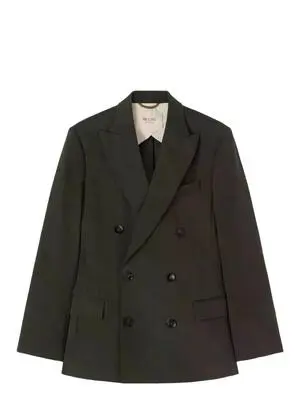 RETORI Retro Double-breasted Blazer - Green