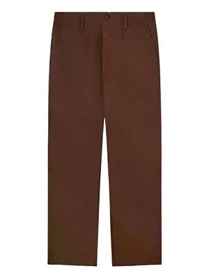 RETORI Retroi Denim-effect Straight-leg Trousers - Brown