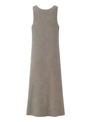 RETORI Brushed Cashmere Maxi Dress - Grey