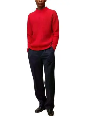 RETORI Retro Crew Neck Cashmere Sweater - Red