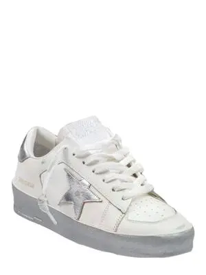 GOLDEN GOOSE Stardan Sneakers With Star Patch - White