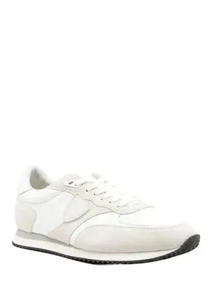Philippe Model Blville Panelled Logo-patch Sneakers - White