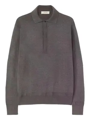 RETORI Long-sleeve Polo Shirt - Grey