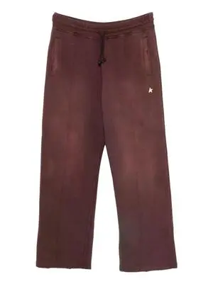 GOLDEN GOOSE Drawstring Track Pants - Red