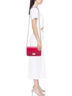 Dior 2014 Patent Cannage Miss Promenade Crossbody Bag - Pink