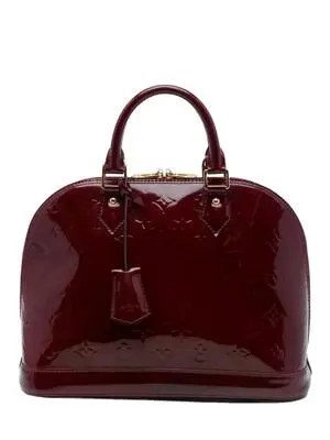 LOUIS VUITTON Louis Vuitton Monogram Vernis Alma PM Handbag
