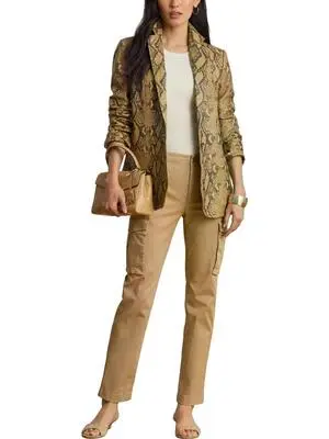Ralph Lauren Cropped Cargo Chinos - Neutrals