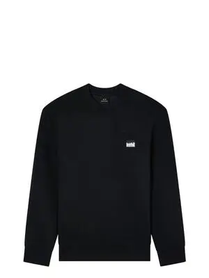 Armani Exchange Logo Patch Sweatshirt - Black