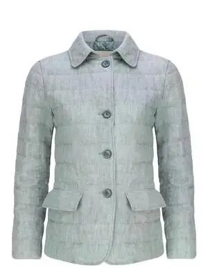 Herno Quilted Linen Jacket - Grey