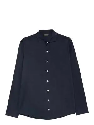 DONDUP Long-sleeve Button-up Shirt - Blue