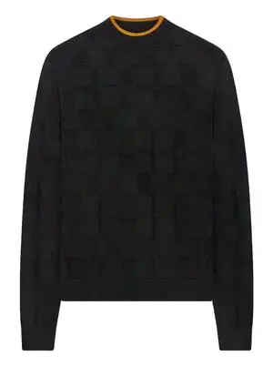 RETORI Retrofine-knit Long-sleeve Top - Black