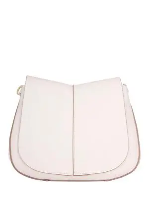 GIANNI CHIARINI GIANNI CHIARINI Structured Saddle Crossbody Bag Marble