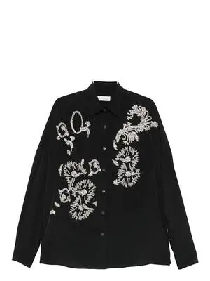 Dries Van Noten Embellished Shirt - Black