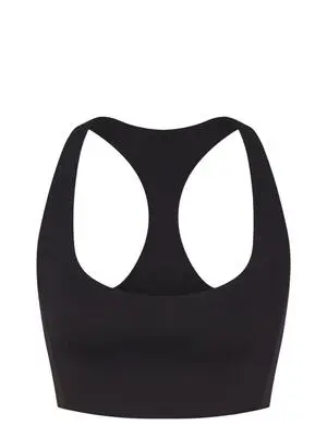 Nike X Skims Matte Shine Mix T-back Bra - Obsidan/igneous