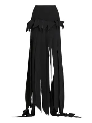 Maticevski Conclusion Fringe Maxi Skirt - Black