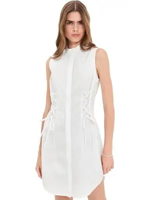 HEVRON Thea Dress - Cloud