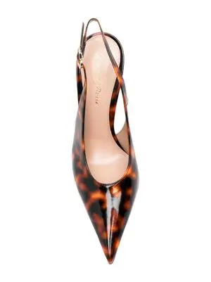 GIANVITO ROSSI Sofia Slingback Pumps - Red