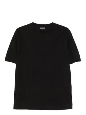 Emporio Armani Cotton T-shirt - Black