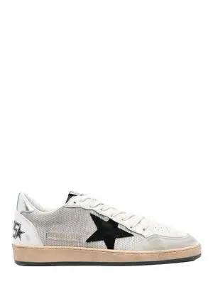 GOLDEN GOOSE Golden Goose Ball Star Leather Sneakers Grey