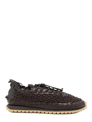 Emporio Armani Knitted Sneakers - Black
