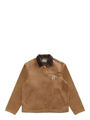 Carhartt Work In Progress Logo Canvas Jacket - Brown